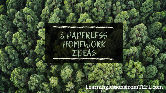 8 paperless homework ideas to save the environment – Learning lessons ...