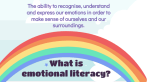Emotional Literacy in the ELT classroom – Learning lessons from TEFL